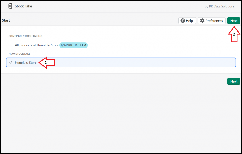 How do I use the Stock Take app – Support