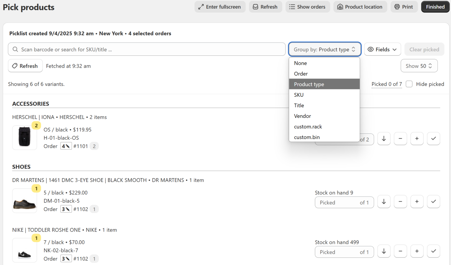 How do I use the Pick List app – Support